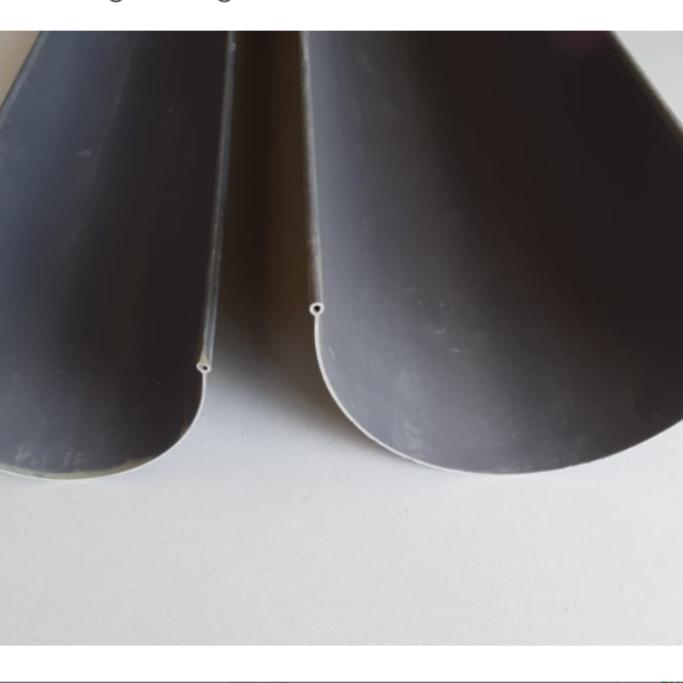 Jual talang air bulat pvc / talang 1/2 setengah lingkaran 6" inch 8 ...