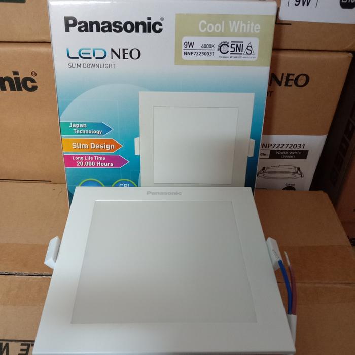 Jual Lampu Led panel slim neo 9 watt kotak inbow panasonic Natural ...