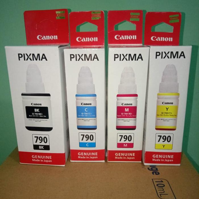 Jual Tinta Canon PIXMA GL-790 Original - 1 SET G1010/G2010/G3010/G4010 ...