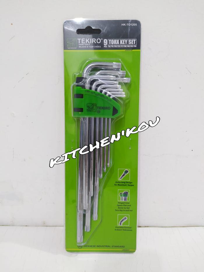 Jual KUNCI L BINTANG TEKIRO SET 9 PCS / KUNCI L TEKIRO HK-TO1205 - Jakarta Barat - KITCHEN'KOU ...
