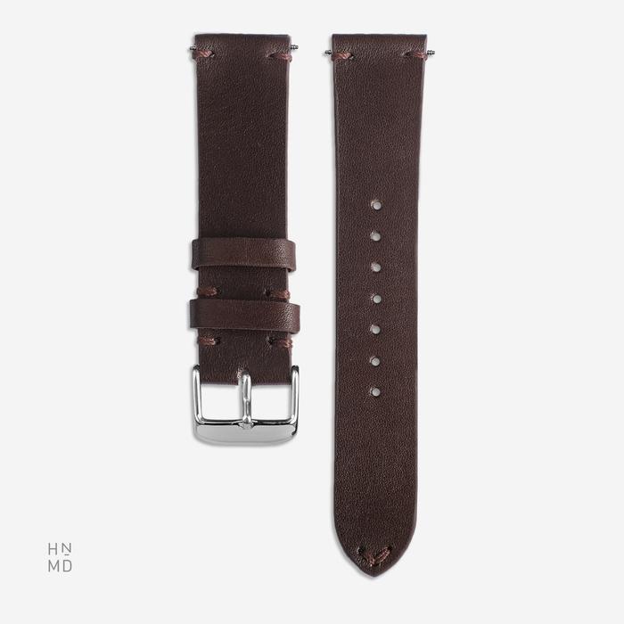 Jual Tali Jam Kulit Dark Chocolate Tipe "Point Stitch" - Point, With ...