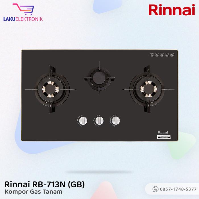 Jual Kompor Gas Tanam 3 Tungku Rinnai RB-713N (GB) - Kota Tangerang Selatan - Laku Elektronik ...