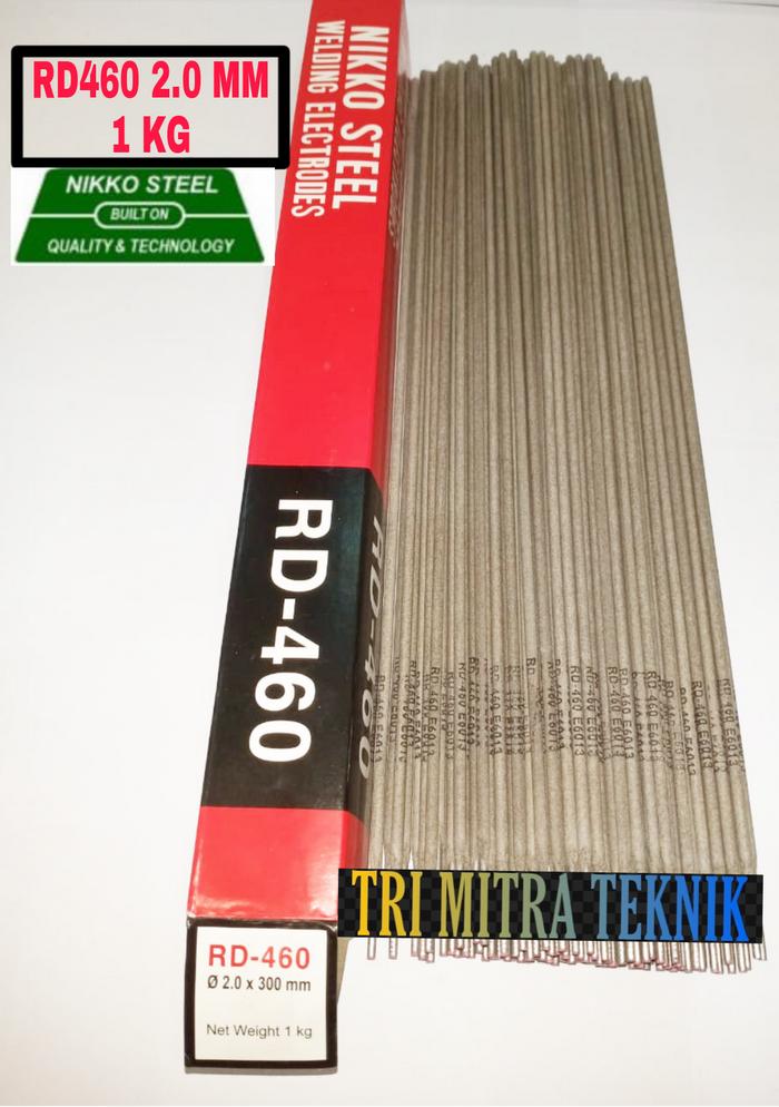 Jual [KEMASAN 1 KG] Kawat Las NIKKO STEEL RD-460 Diameter 2,0 mm X 300 mm - Kab. Tangerang - Tri ...