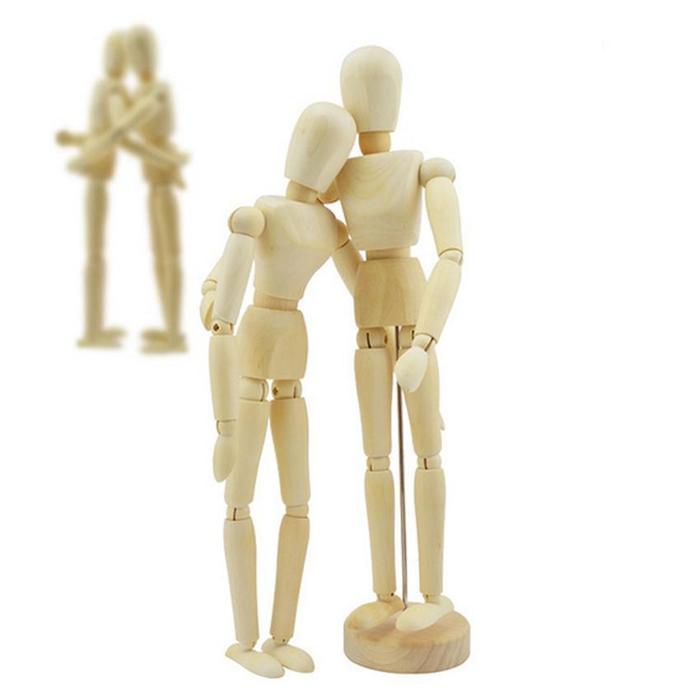 Jual Wooden Mannequin Painting Artist Drawing Sketch Mannequin Puppet ...