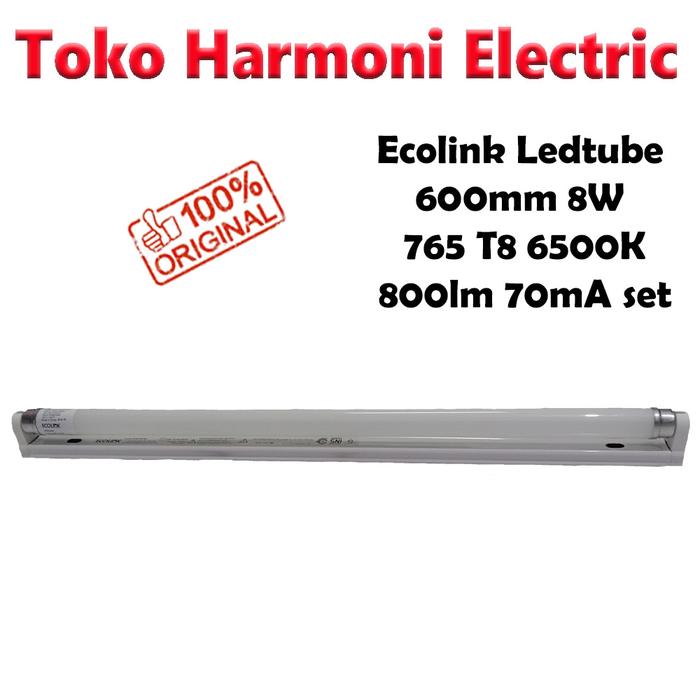 Jual Lampu TL LED Tube T8 8 Watt 8W ECOLINK 6500k Putih - TL LED 8W ...