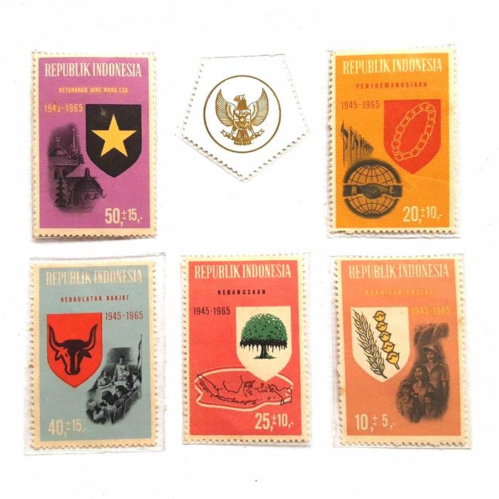 Jual prangko seri pancasila 1965 - Kab. Badung - Baligoonline | Tokopedia
