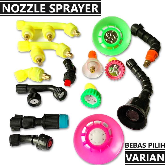 Jual Nozzle sprayer elektrik semprot hama pertanian drat 1/4 inch - F 3 ...