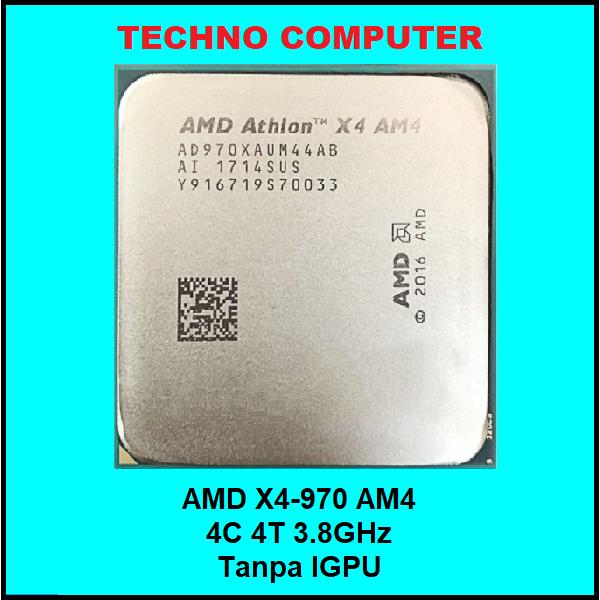 Jual Prosesor AMD AM4 Athlon X4 970 4-Core 3.8 GHz 4.0 GHz TDP 65W ...