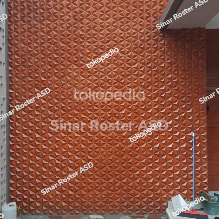 Jual PO Bpk Hendri Bata Tempel Motif Hexagon 3D Wall Panel SINAR ROSTER ...