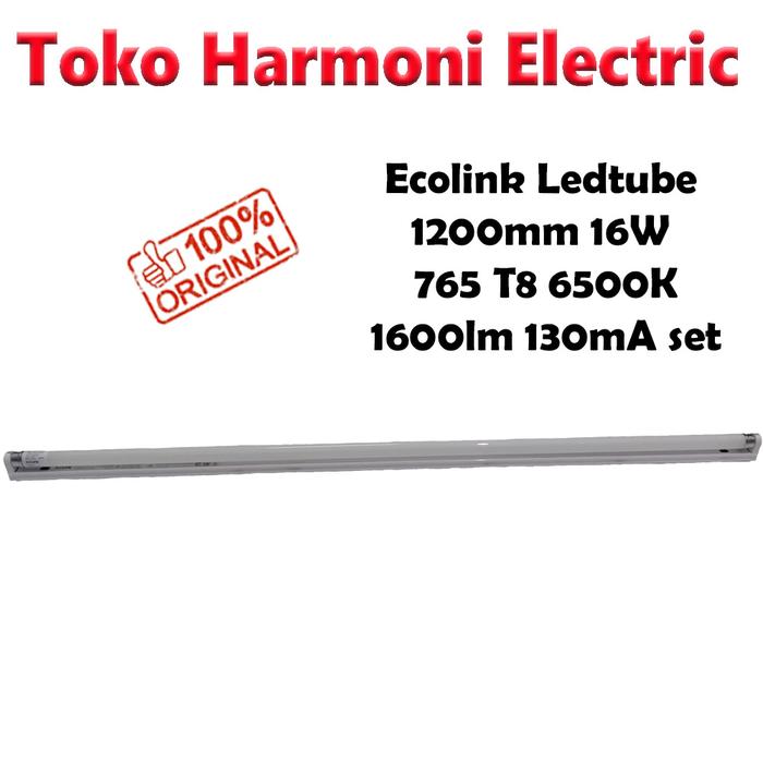 Jual Lampu TL LED Tube T8 16 Watt 16W ECOLINK 6500k Putih - TL LED 16W ...