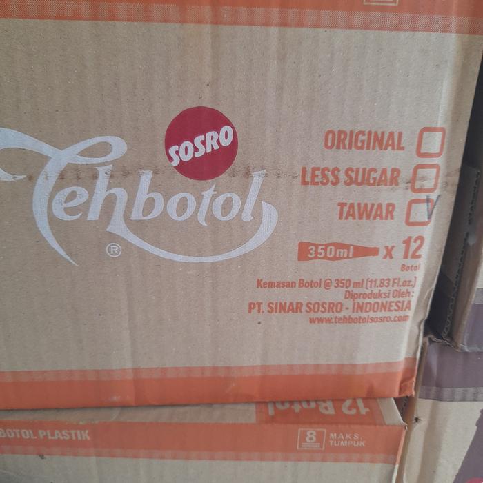 Jual teh botol sosro tawar 350 ml - Kota Tangerang - martua jaya ...