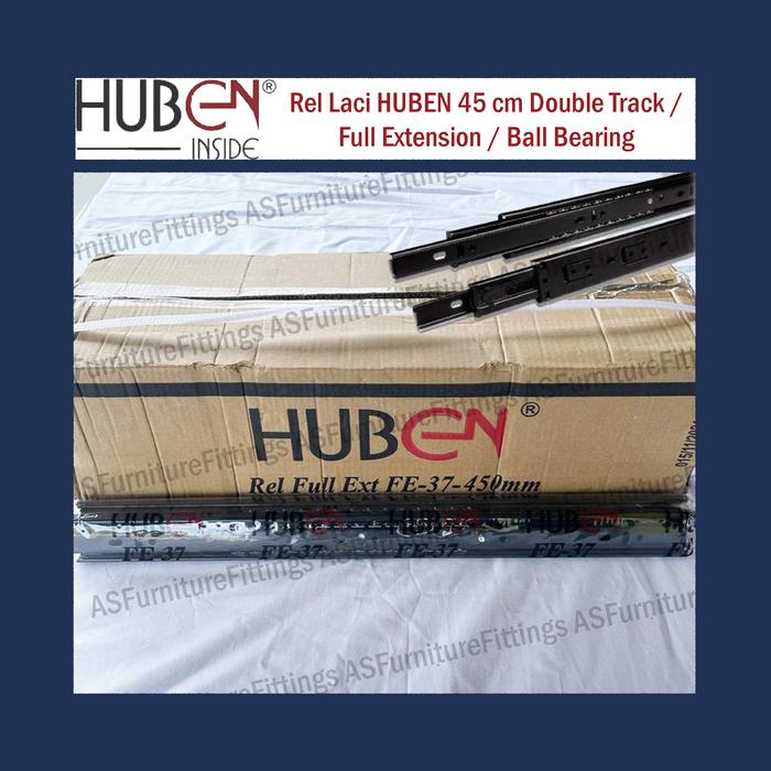 Jual REL LACI HUBEN FULL EXTENSION / DOUBLE TRACK PANJANG 45 CM TIPE FE ...