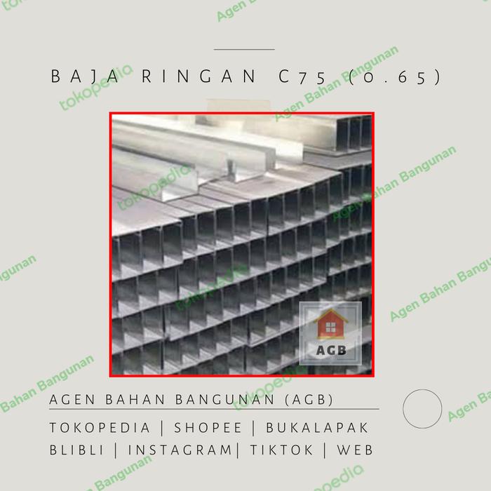 Jual Baja Ringan C75 / Canal C75 (0.65) Harga Grosir - Jakarta Utara - Agen Bahan Bangunan ...