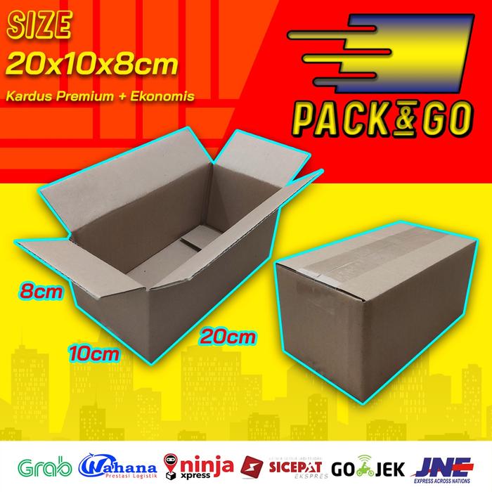 Jual 20x10x8 cm PACKAGING KARDUS karton Kardus Box Baru Packing ...