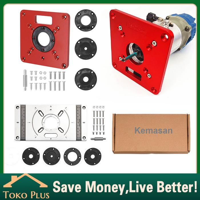 Jual Meja Router Trimmer Insert Plate Router Table Mesin Serut Kayu ...