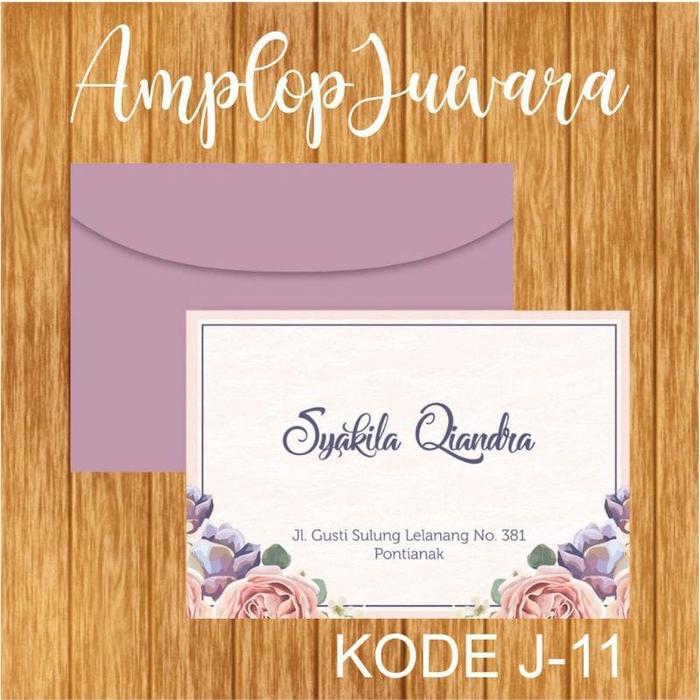 Jual CUSTOM NAMA AMPLOP MOTIF JUWARA AMPLOP KONDANGAN AMPLOP MURAH ...