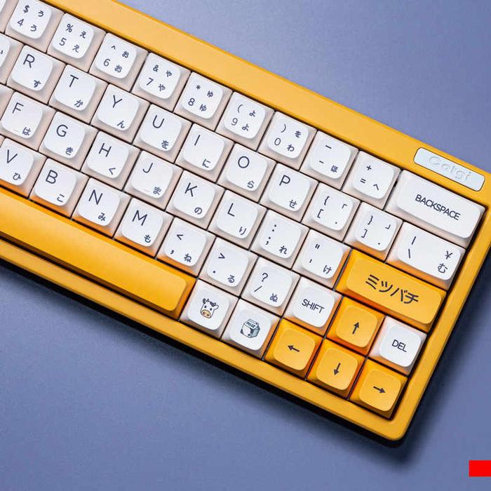 Jual Keycaps Pbt Honey And Milk Xda Profile Mechanical Keybaord Sublim ...