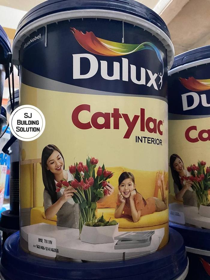 Jual Cat Tembok Dulux Catylac Interior Base A Putih 25 kg White 25kg ...