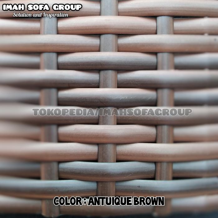 Jual Sample WARNA Rotan Sintetis (10cm x 10cm) - Brown Pine - Kab ...