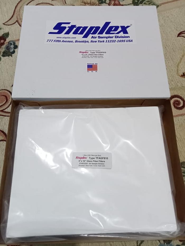Jual STAPLEX TYPE TFAGF810 GLASS FIBER FILTERS 8"X10" TFAGF810 - Kab ...