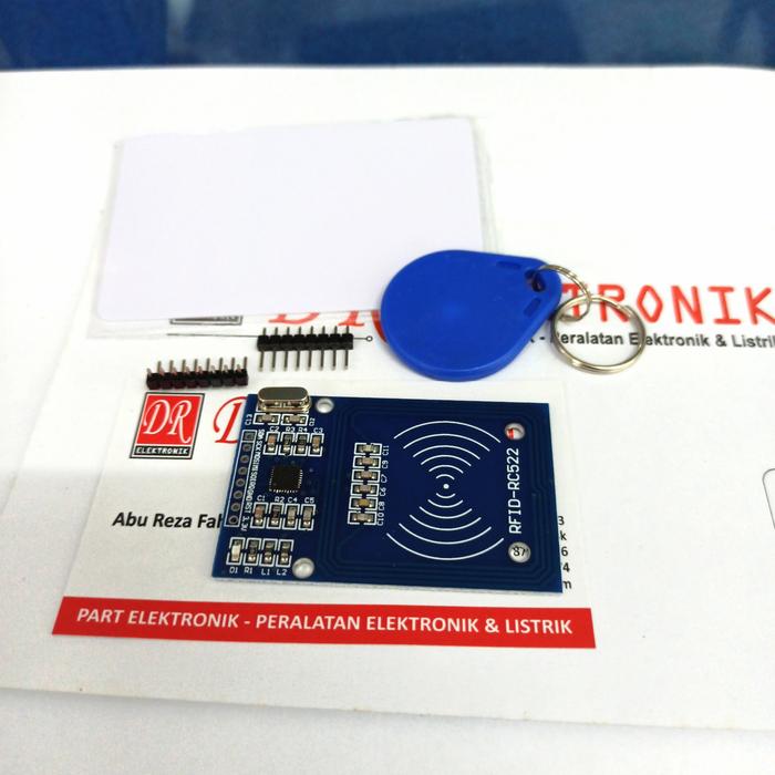 Jual Modul Rfid RF id RC522 RC 522 lengkap reader+keychain+mifare tag 1 ...