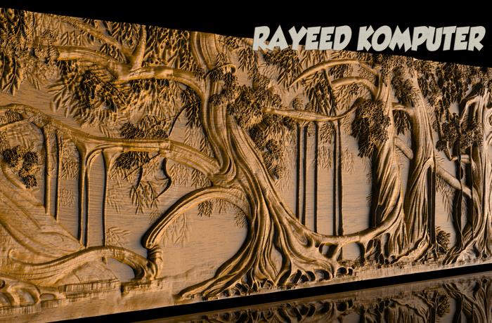 Jual Pohon bercabang 3D STL Model Panel Dekoratif CNC - Kota Makassar ...