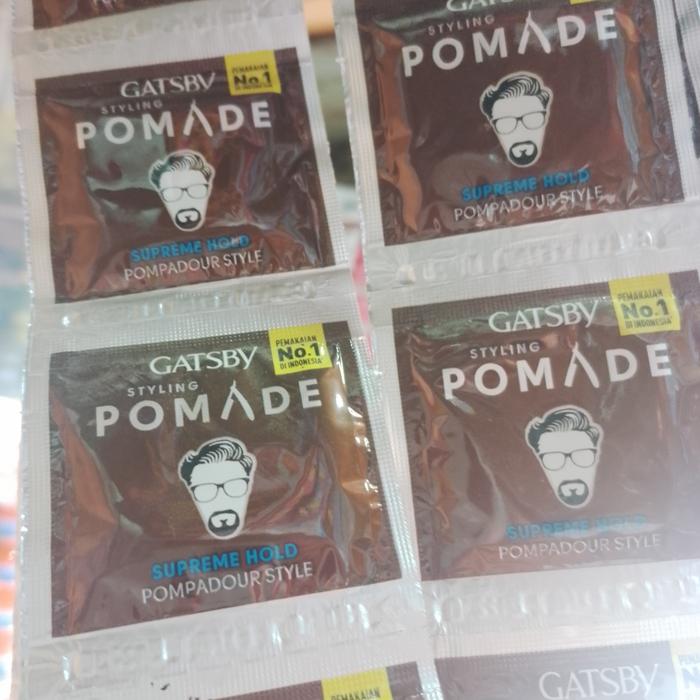 Jual GATSBY Hitam Styling Pomade Supreme Hold - 6 gram - Kota Surabaya ...
