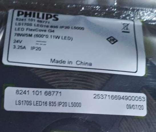 Jual PHILIPS LS170S 1600lm IP20 5Meter 24V - LED Strip FlexCove - 3500K ...