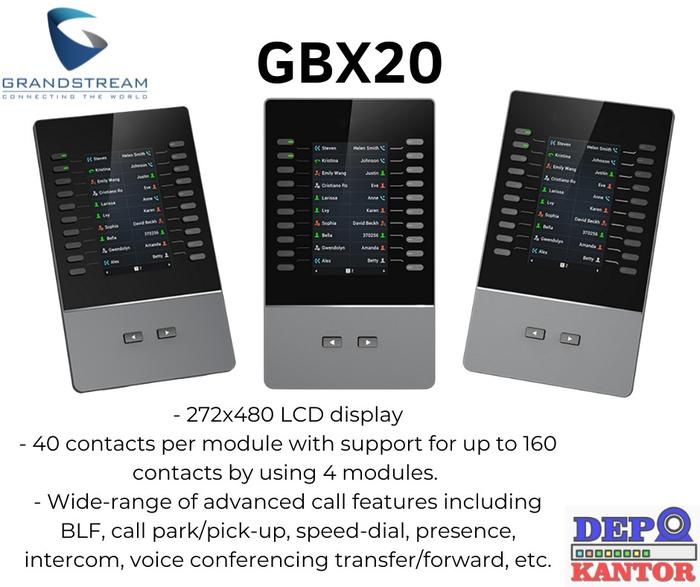 Jual Grandstream GBX20 - GBX20 IP Phone Expansion Module - Jakarta ...