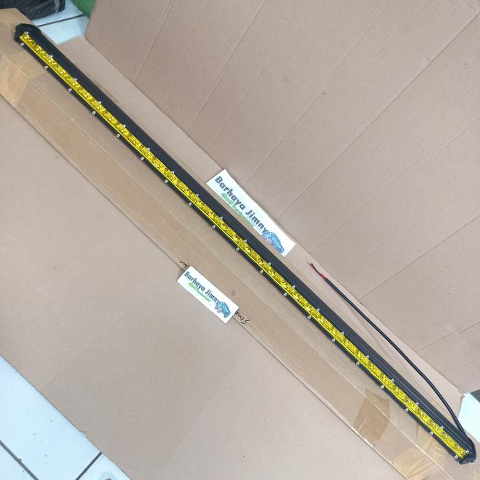 Jual LED BAR SLIM 95CM 108WATT KUNING KABUT SINGEL ROW JIMNY KATANA ...