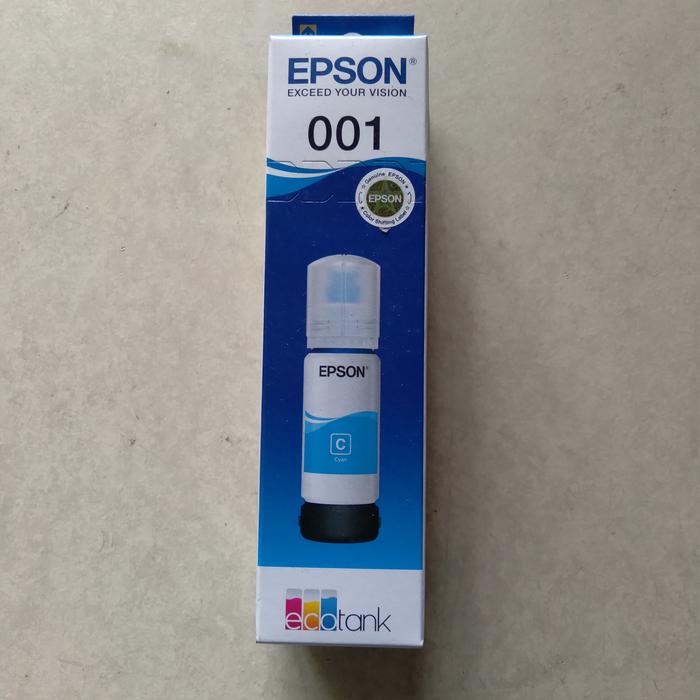 Jual Tinta Original Epson 001 Biru Cyan - Kab. Jombang - bascomcomputer ...