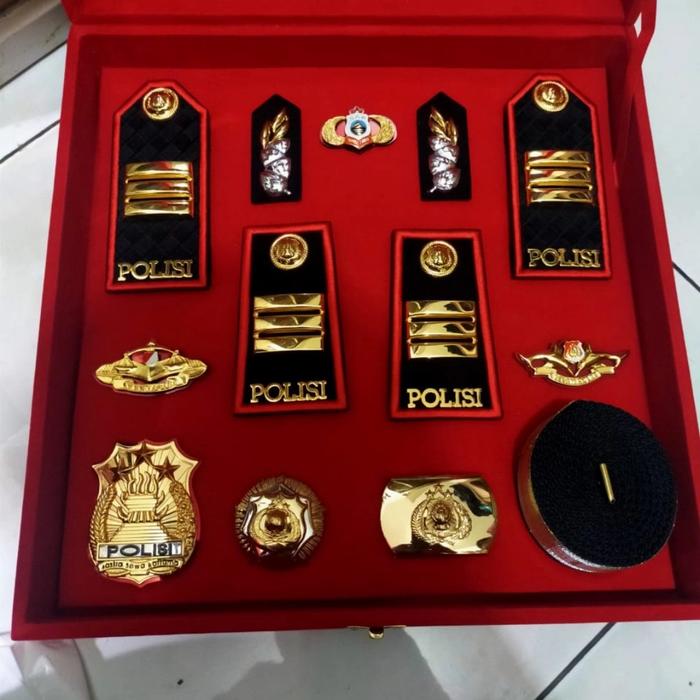Jual pangkat AKP lis merah komplit sepuh emas - Kota Sukabumi - R ...