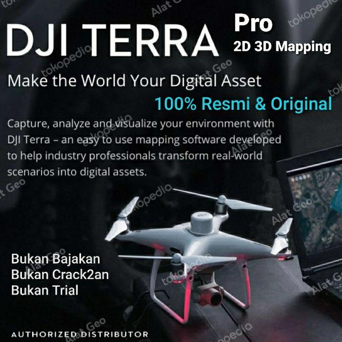 Jual DJI Terra Pro 2D 3D Mapping PERPETUAL Pro software. Resmi & ORI ...