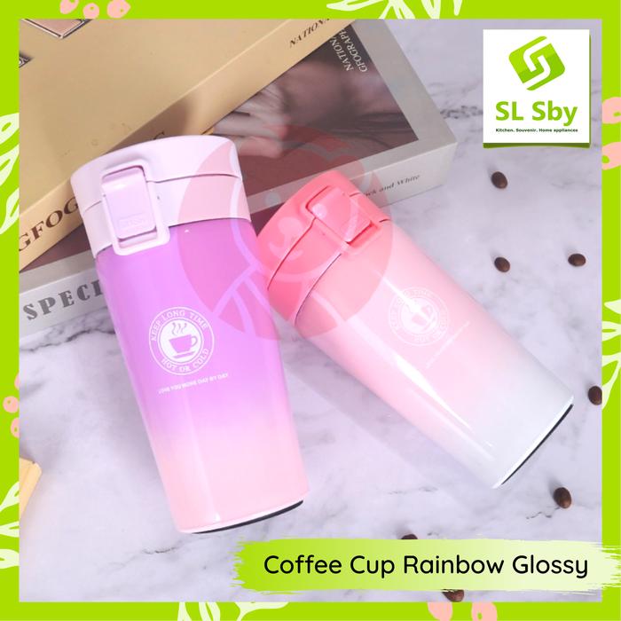 Jual COFFEE CUP OMBRE STAINLESS STEEL MUG KOPI VIRAL GELAS KOPI TEH SUS ...