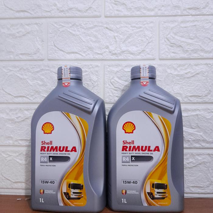 Jual Oli shell rimula r4x 15W-40 1L-original scan barcode - Kab. Bogor ...