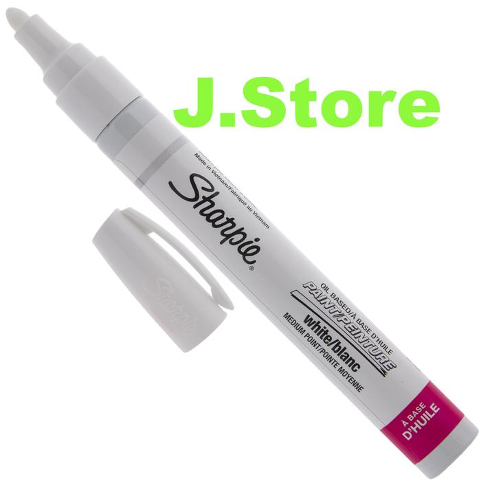 Jual White / Blanc Sharpie Oil Based Pen Marker Ultra boost NMD Yeezy ...