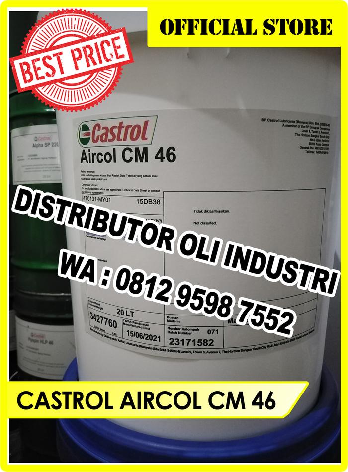 Jual CASTROL AIRCOL CM 46 - ( Premium Oil Screw - Ready Stock ) - Kota Tangerang - Distributor ...