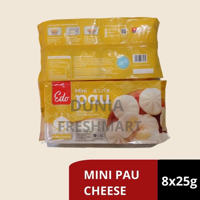 Jual EDO MINI PAU THE SERIES RASA CHEESE ISI 8X25G MINI PAO BAKPAO ...