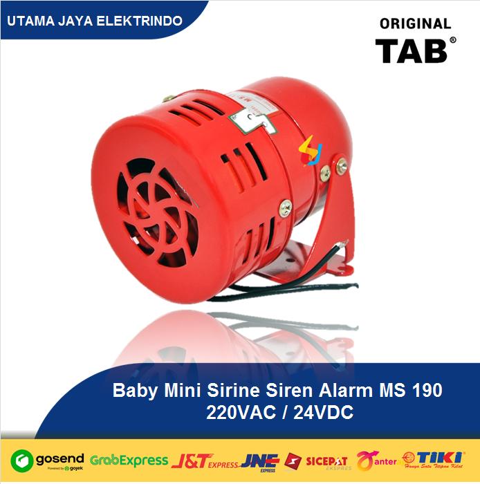 Jual Baby Sirine Mini Siren Alarm MS 190 220V AC TAB - Jakarta Barat ...