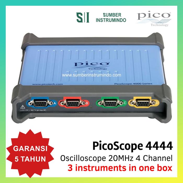 Jual PicoScope 4444 Oscilloscope 20MHz DIFFERENTIAL INPUTS, SCOPE ONLY - Kota Bandung - Toko ...