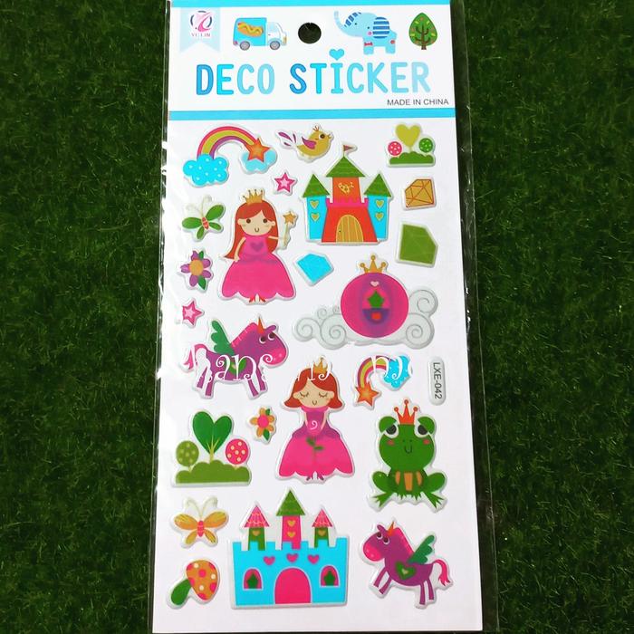 Jual Stiker Anak Sticker Timbul (Part I) Kendaraan Kuda Angka Putri ...