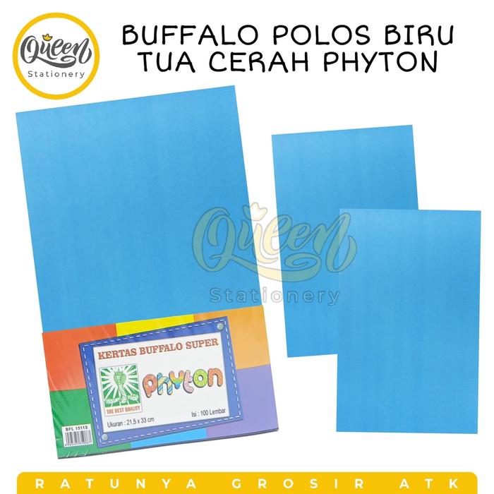 Jual KERTAS BUFFALO POLOS PHYTON / KERTAS COVER JILID / KERTAS FOLIO ...