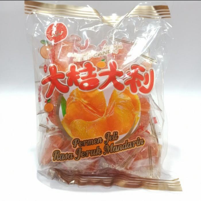 Jual Permen Lunak Rasa Jeruk 500g/ Mandarin Orange Jelly Candy 500g ...