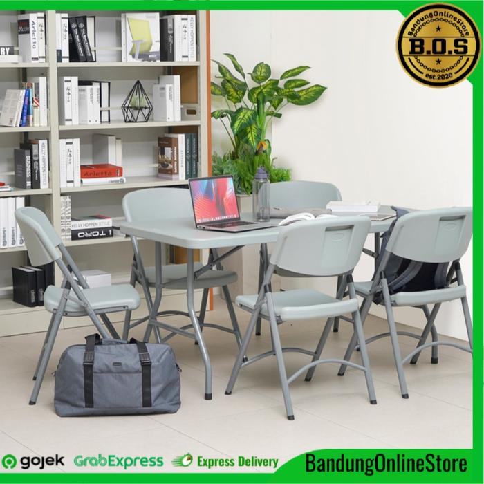 Jual Meja Lipat Serbaguna 150 Cm Informa Meja Lipat Portable Abu Abu ...
