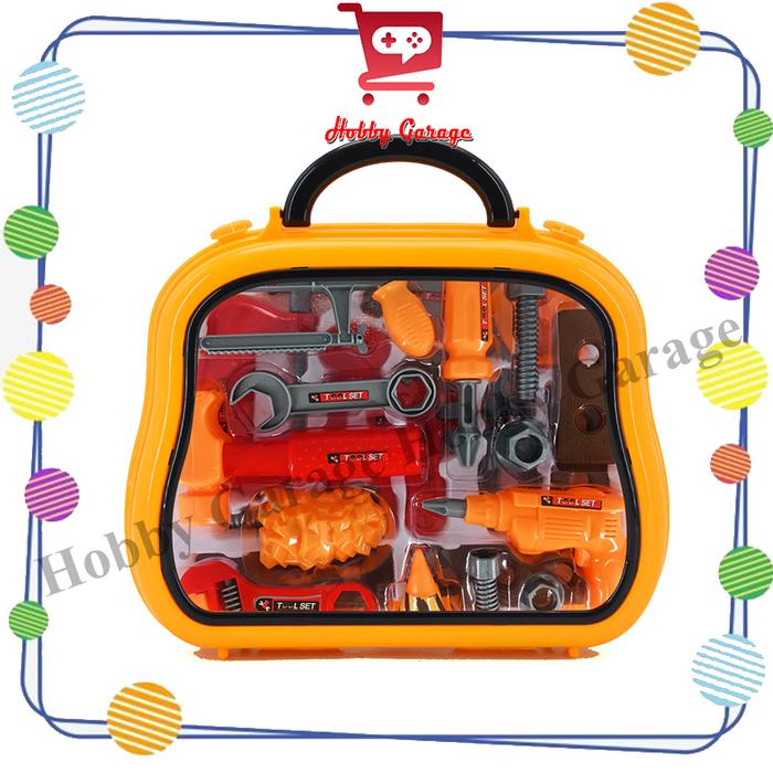 Jual Mainan ToolBox Tools set toys alat perkakas obeng Engineering Tool ...