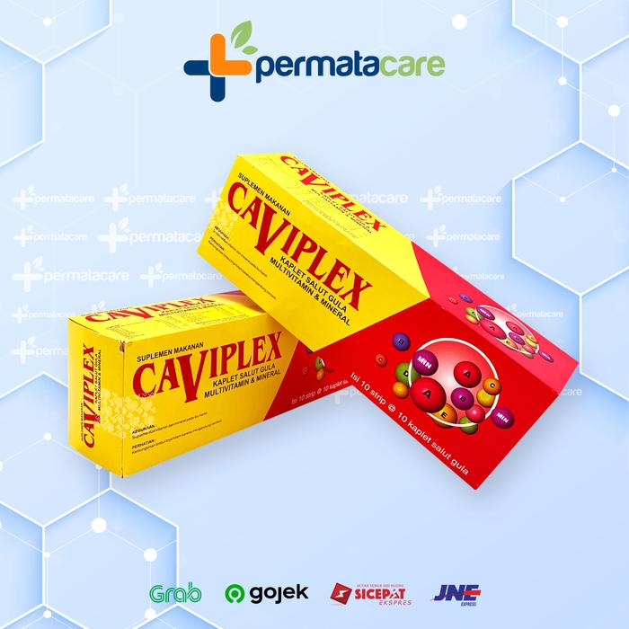 Jual Caviplex Suplemen Multivitamin dan Mineral - Box Isi 100 Tablet ...