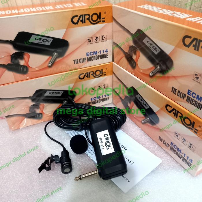 Jual Mic Jepit Mic IMAM Mic Kancing Carol ECM 114/Original Peka ...