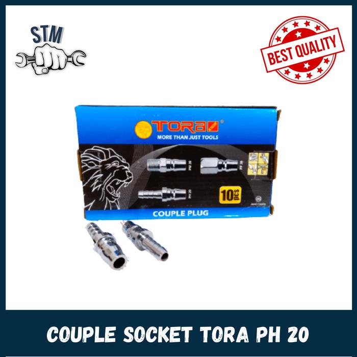 Jual TORA COUPLE SOCKET KONEKTOR KOMPRESSOR ANGIN PH 20 - Kota ...
