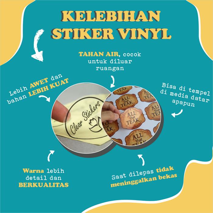Jual PRINT Cetak Stiker Vinyl Doff, Glossy, Tranparant Murah dan Bagus ...