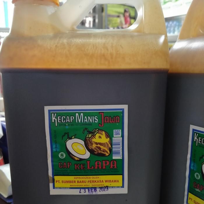 Jual Kecap Manis Jawa Cap keLAPA cergen Isi 5 ltr, Makassar - Kota ...